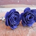 Paper Flower Cufflinks. CHOOSE YOUR COLORS! Wedding, Groom, Groomsmen ...
