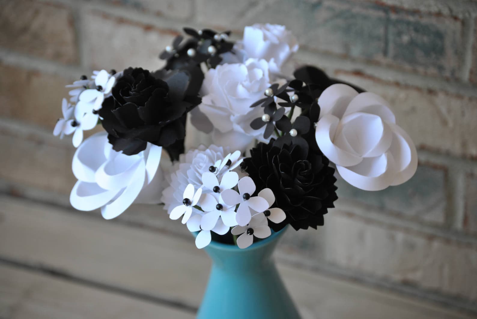 Custom Paper Flowers. CHOOSE YOUR COLORS. Roses Hydrangea - Etsy