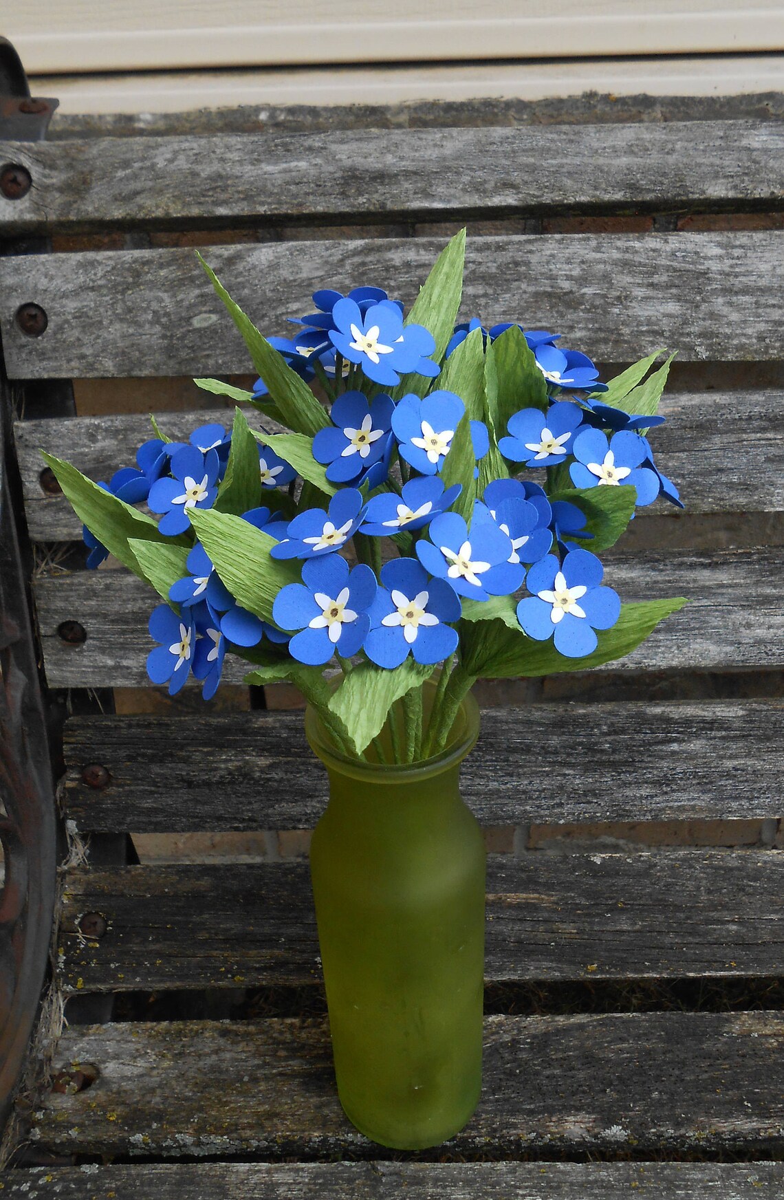 Forget Me Not Bouquet. CHOOSE YOUR COLORS. Handmade Bouquet. | Etsy