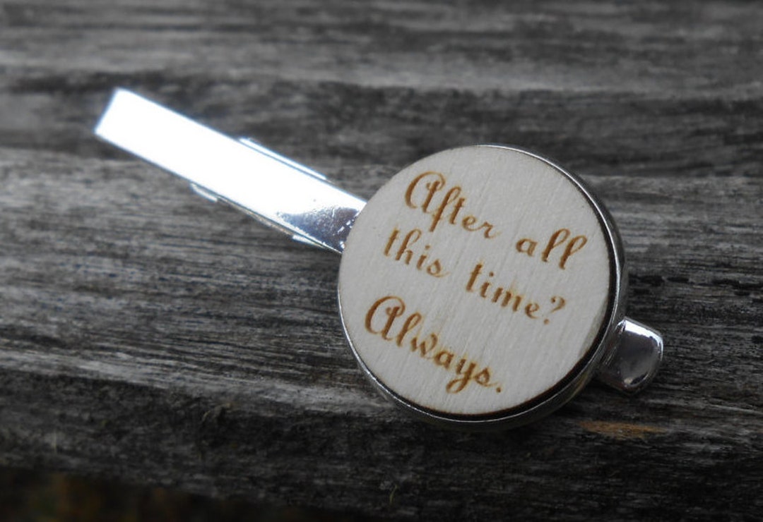 After All This Time? Always Tie Clip. Laser Engraved. Wedding, Men's ...