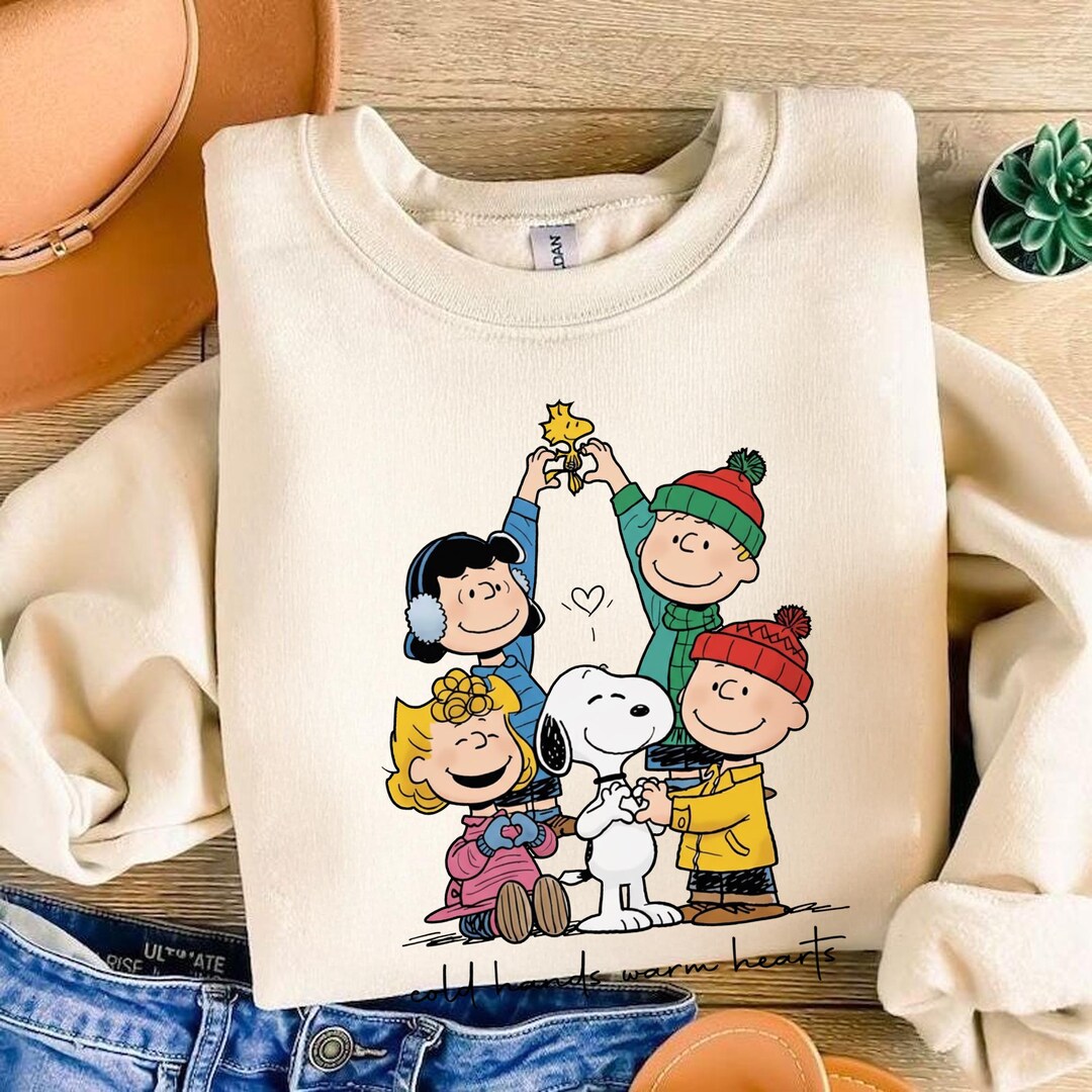 Peanuts Cold Hands Warm Hearts Png, Cute Snoopy Friends Winter Art ...