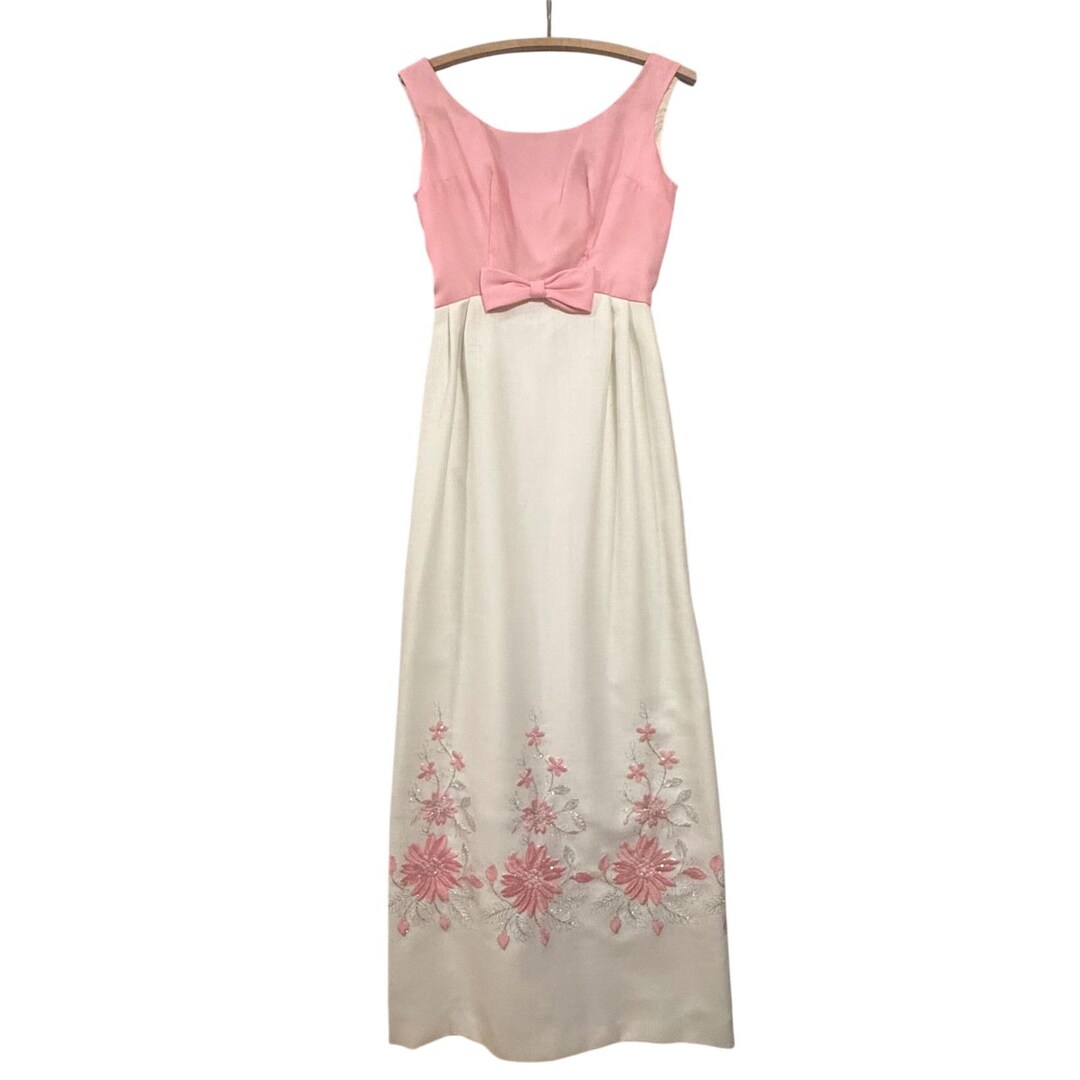 Vintage 50s Lorrie Deb Elegant Formal Feminine Prom Evening Gown Junior ...