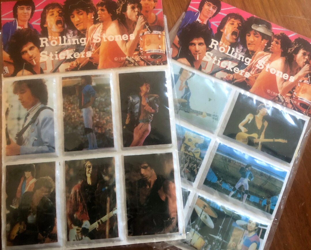 Vintage Rolling Stones Stickers Puffy Stickers Retro Father Day Gift ...