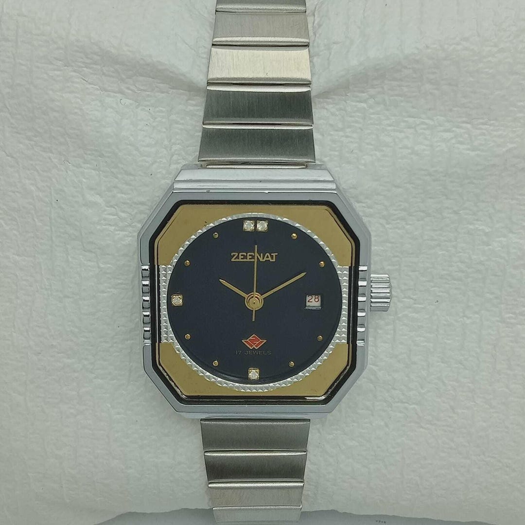 Zeenat Cal.372 Manual Winding Blue Dial NOS Vintage Women’s Watch - Etsy