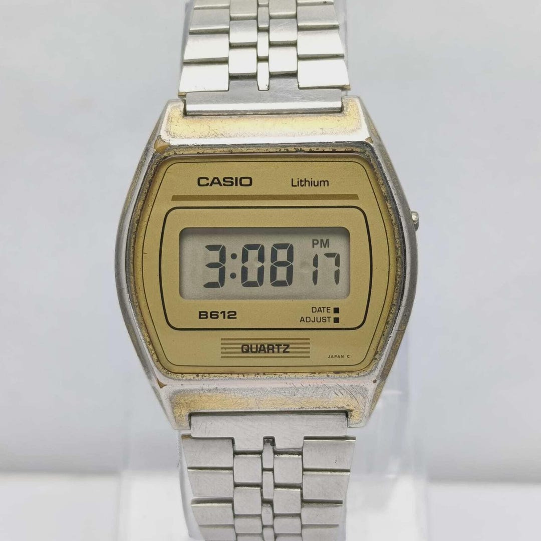 CASIO Lithium B-612 Digital Quartz 350 Vintage Men’s Watch - Etsy