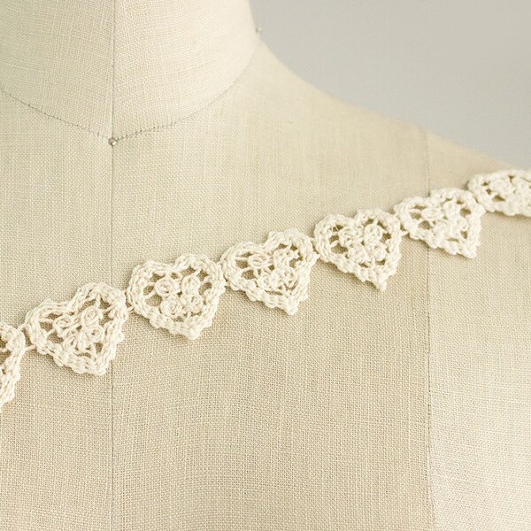 Heart Lace Trim - Etsy
