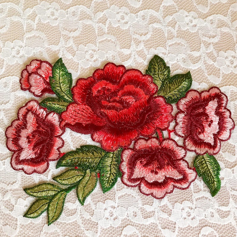 Rose Applique Tops - Etsy