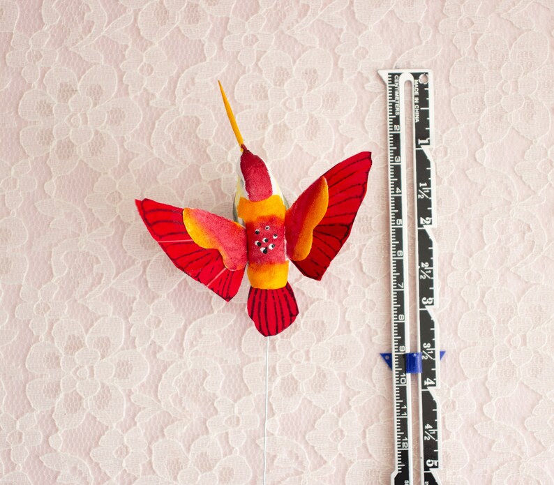 12 Flying Rainbow Hummingbirds One Dozen Colorful Assorted | Etsy