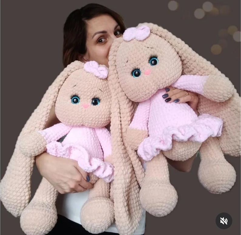 Crochet Pattern Mega Bunny - Etsy