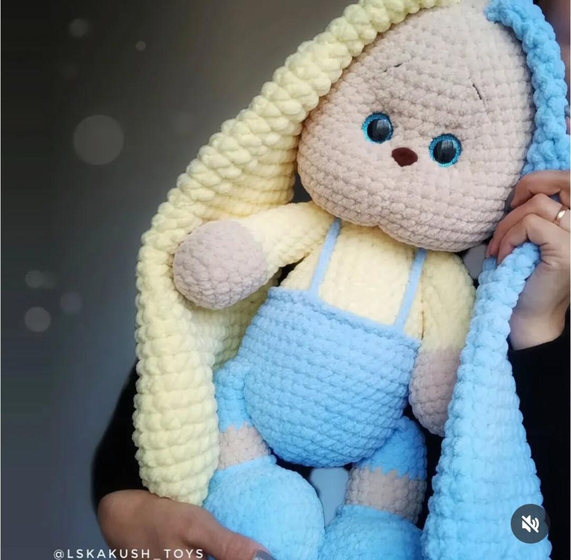 Crochet Pattern Mega Bunny - Etsy