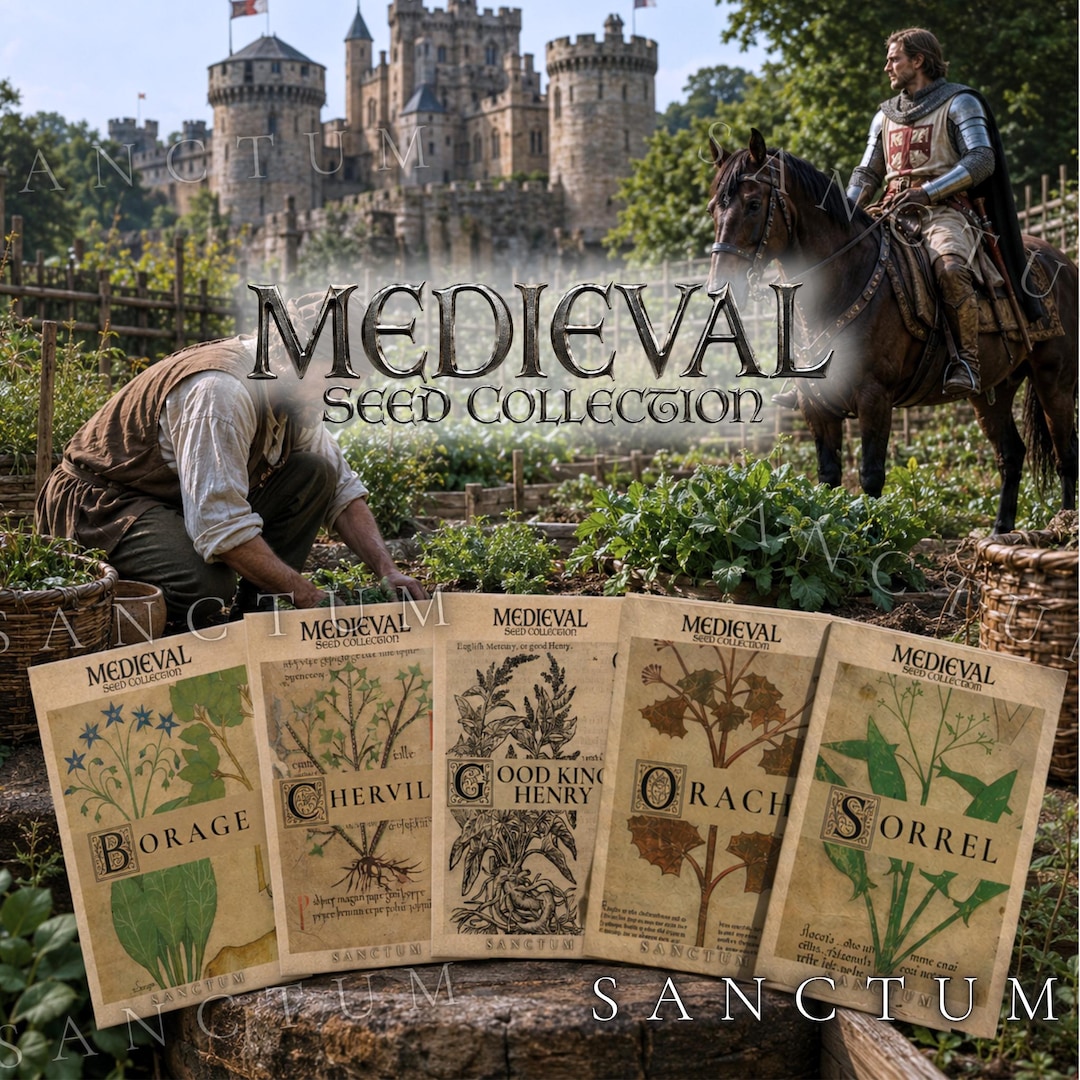 Medieval Garden Seed Collection | Rare Edible Medieval Plants | Good ...