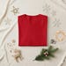 Ultimate Christmas T-shirt Mockup | Instant Digital Download, Red ...