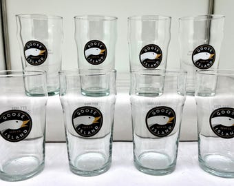Goose Island Tulip Style Pint Glass - Etsy