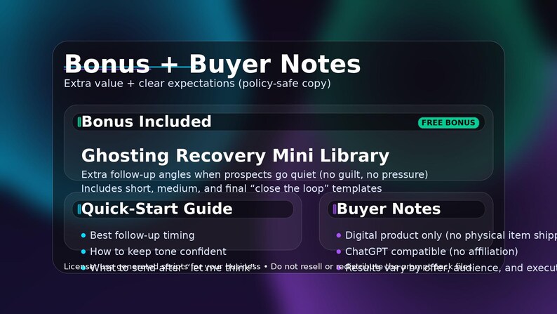 Follow-up & Close Prompt Pack | AI Follow-up Prompts + Closing Scripts ...