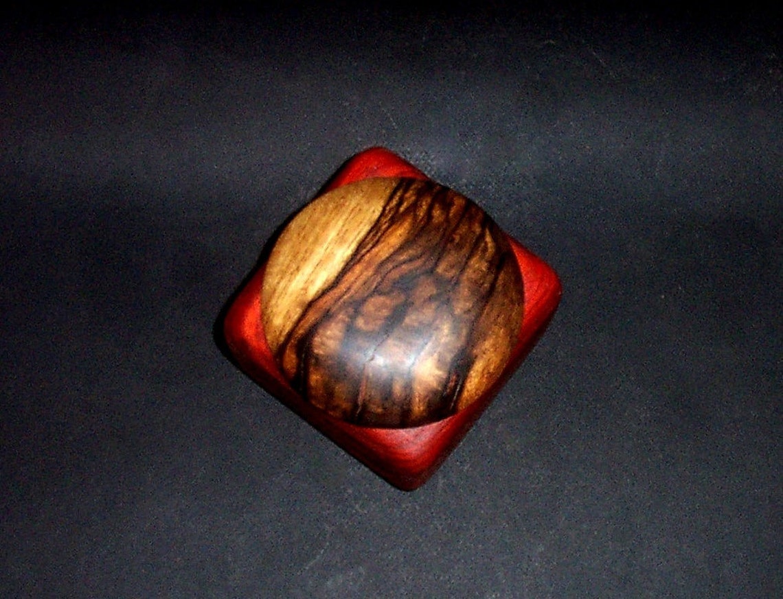 Lift Top Box African Padauk With West African Black Limba - Etsy