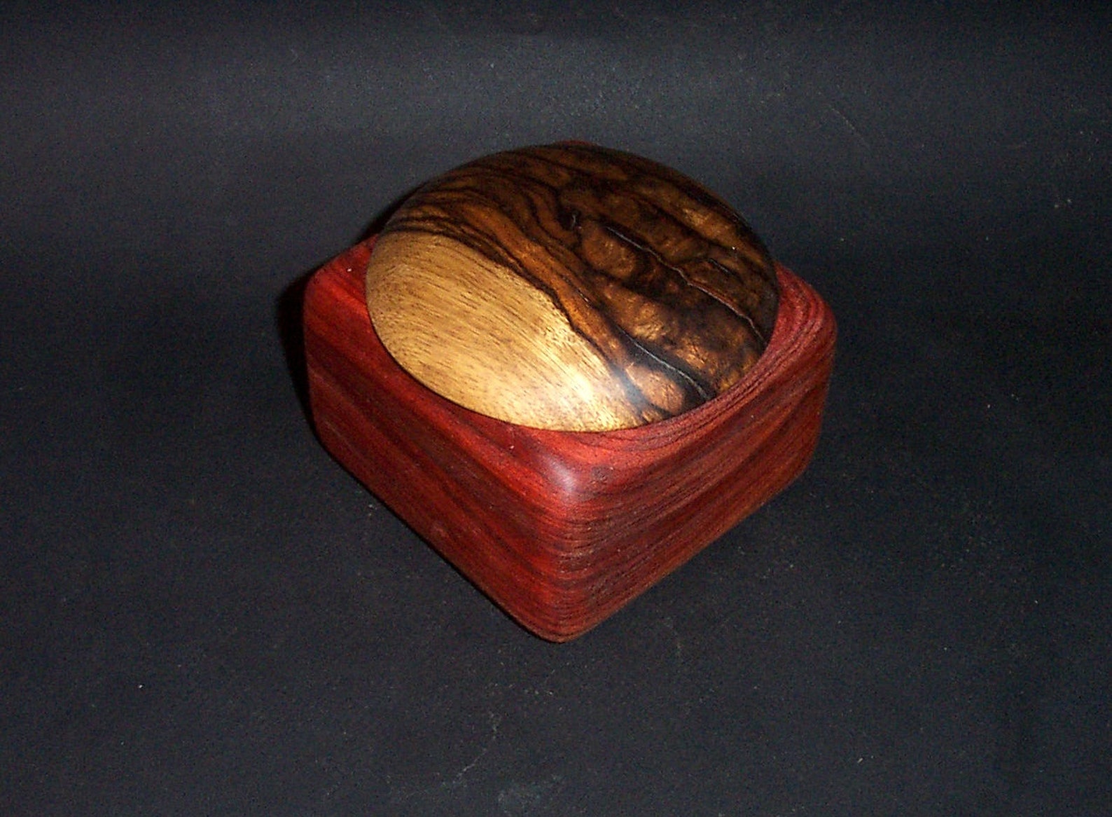 Lift Top Box African Padauk With West African Black Limba - Etsy