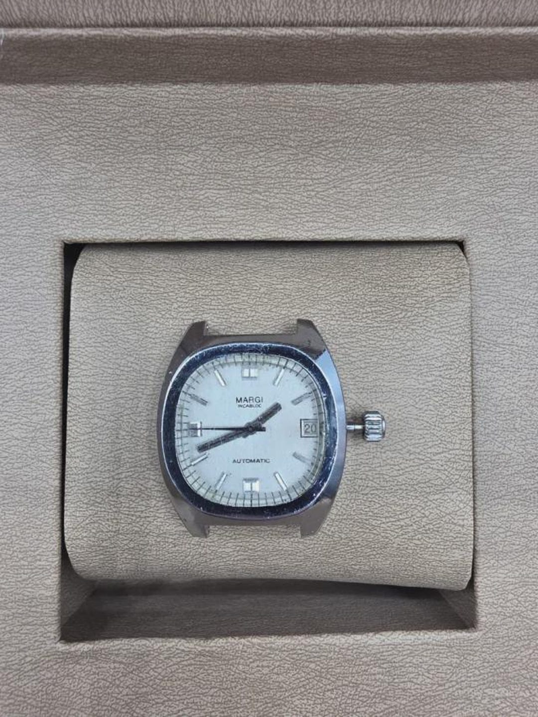 Vintage MARGI Incabloc Automatic Watch – Needs Servicing | Rare ...
