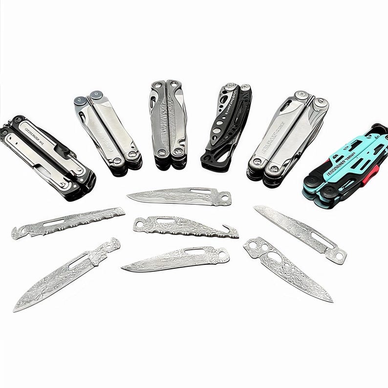 USA STOCK | VG10 Damascus Blade for Leatherman Signal/charge/wave/surge ...