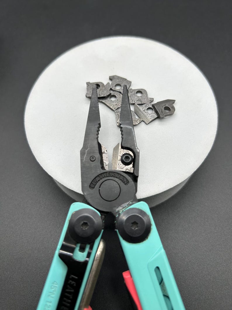 USA Shipped | VG10 Damascus Wire Cutter for Leatherman - Pliers Jaw ...