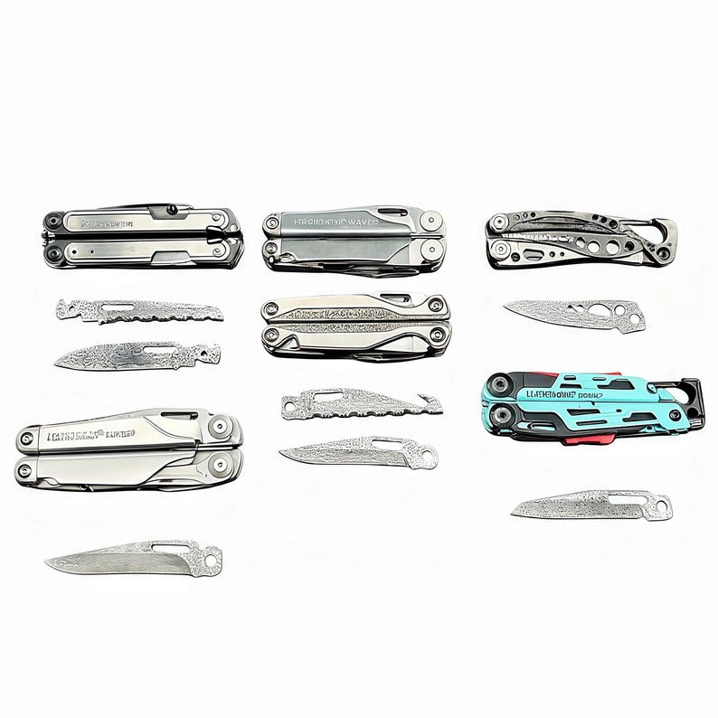 VG10 Damascus Replacement Blade Compatible With Leatherman Signal Wave ...