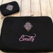 Personalized Embroidered Laptop Case Cover Sleeve W/small - Etsy