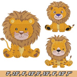 Safari Animal Embroidery Bundle, Baby Jungle Zoo Designs (instant ...