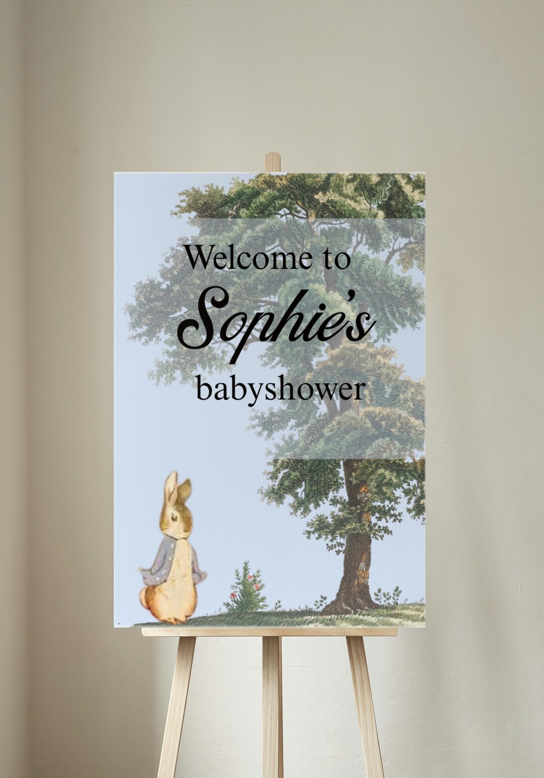 Peter Rabbit Welcome Sign - Etsy