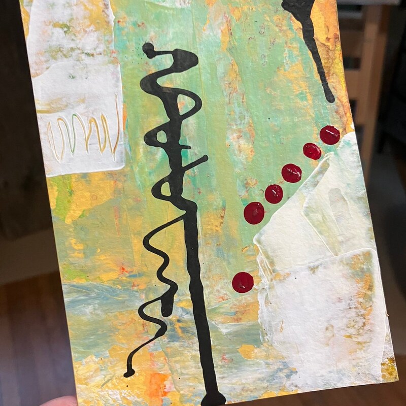 Small Abstract Art - Etsy