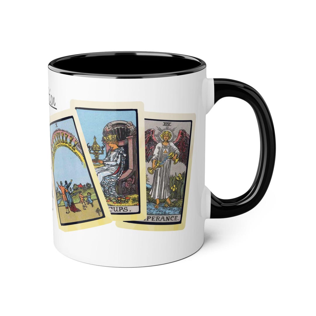 Tarot Coffee Mug Emotional Depth and Intuition | Accent 11oz - Etsy