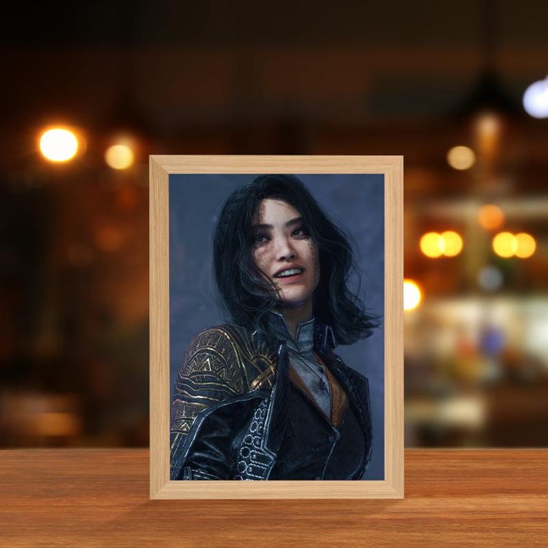 Clair Obscur: Expedition 33 Shadow Box Lamp | 3D Wooden Light Box ...