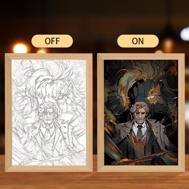 Clair Obscur: Expedition 33 Shadow Box Lamp | 3D Wooden Light Box ...