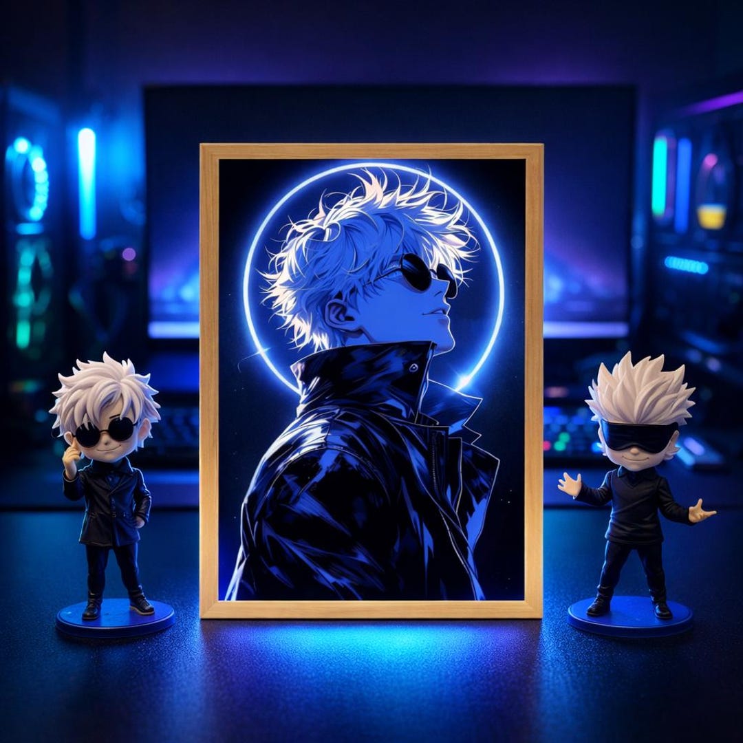 Gojo Satoru Light Box Jujutsu Kaisen LED Night Light Anime Lamp JJK ...