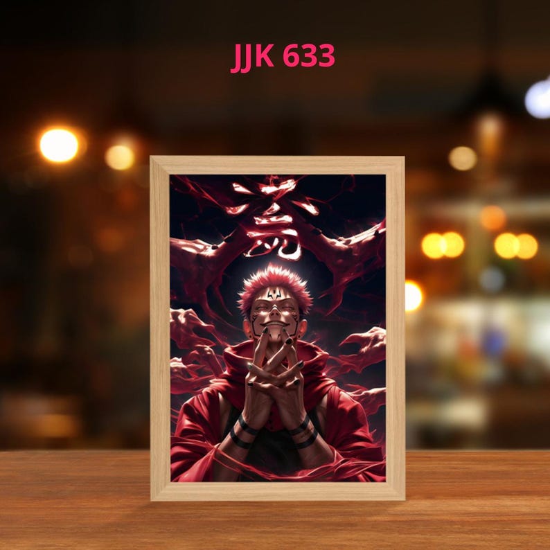 Gojo Satoru Light Box Jujutsu Kaisen 3D Shadow Box Anime Night Light ...
