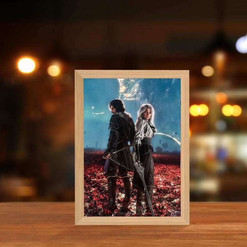 Clair Obscur: Expedition 33 Shadow Box Lamp | 3D Wooden Light Box ...