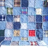 Denim Rag Quilt Tutorial PDF Pattern - Picnic Blanket - Recycled Eco ...