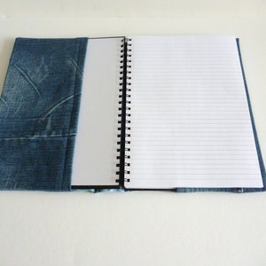 Denim Cover Notebook Stars Eco Friendly Recycled Jeans T Shirts Large ...