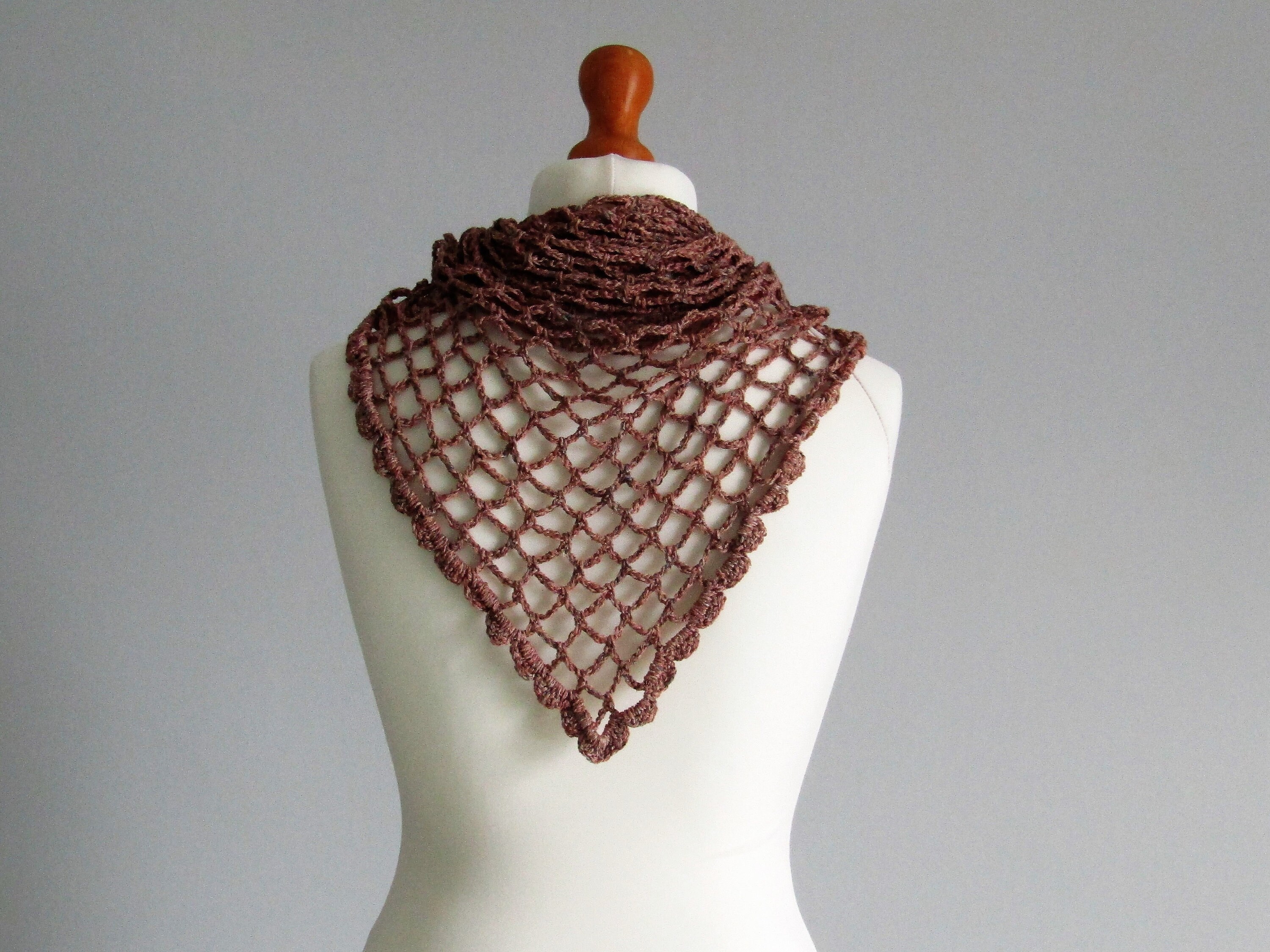 Elegant Shawl Eco Friendly Wrap Triangle Scarf Recycled Silk | Etsy