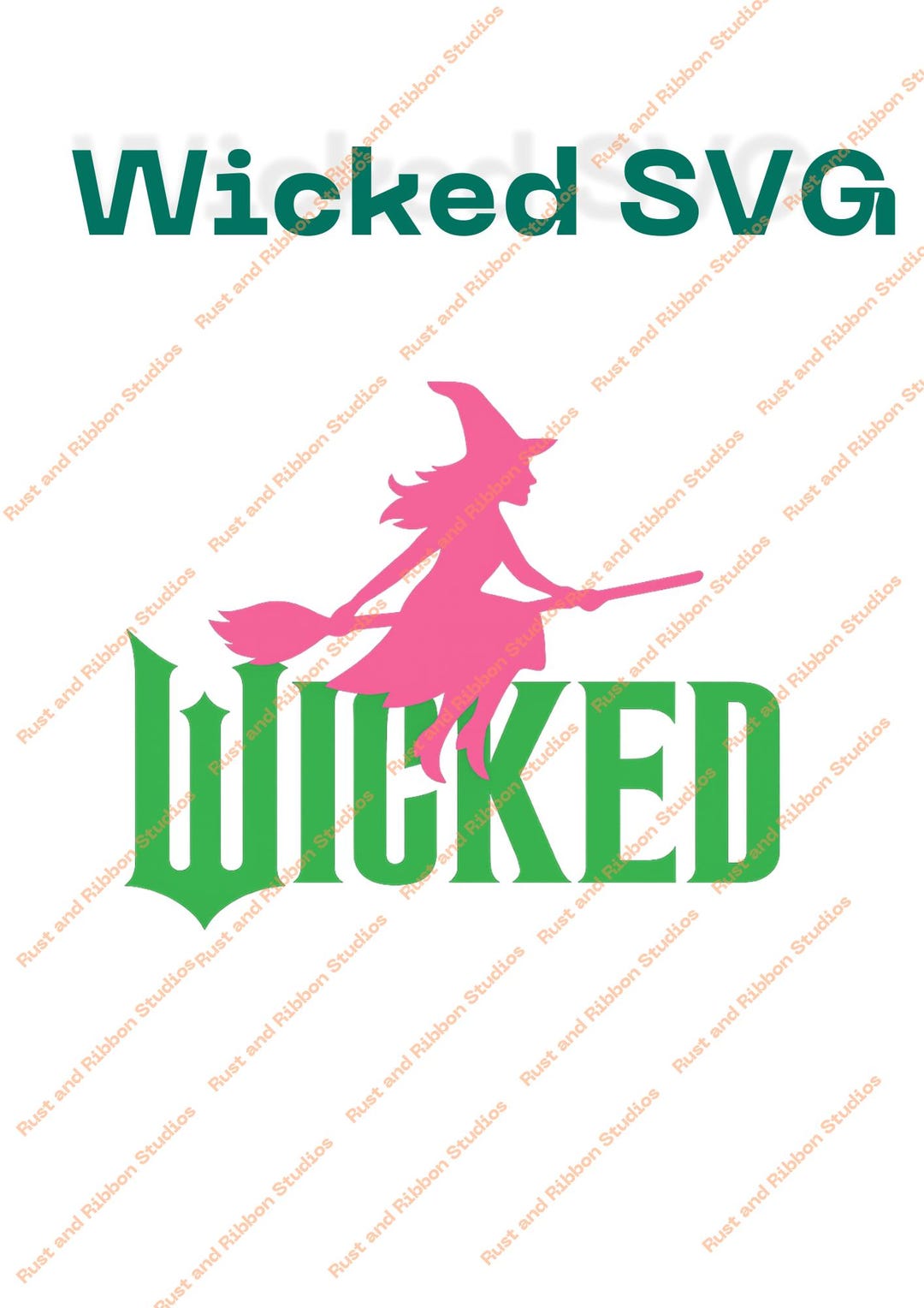 Böse Elphaba SVG & PNG - Etsy.de