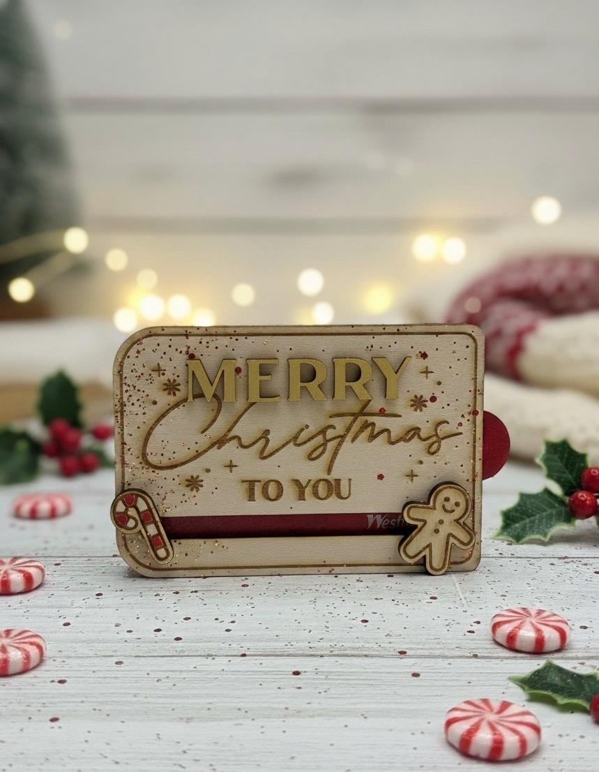 Sliding Gift Voucher Holder - Etsy