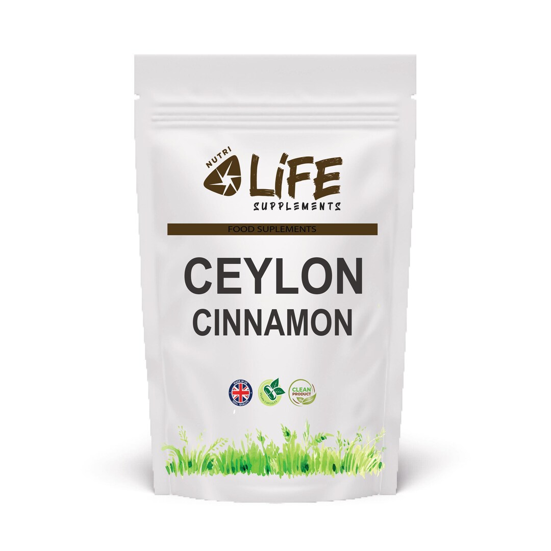 Ceylon Cinnamon 600mg Capsules Clean Natural Cinnamon Powder Vegan ...