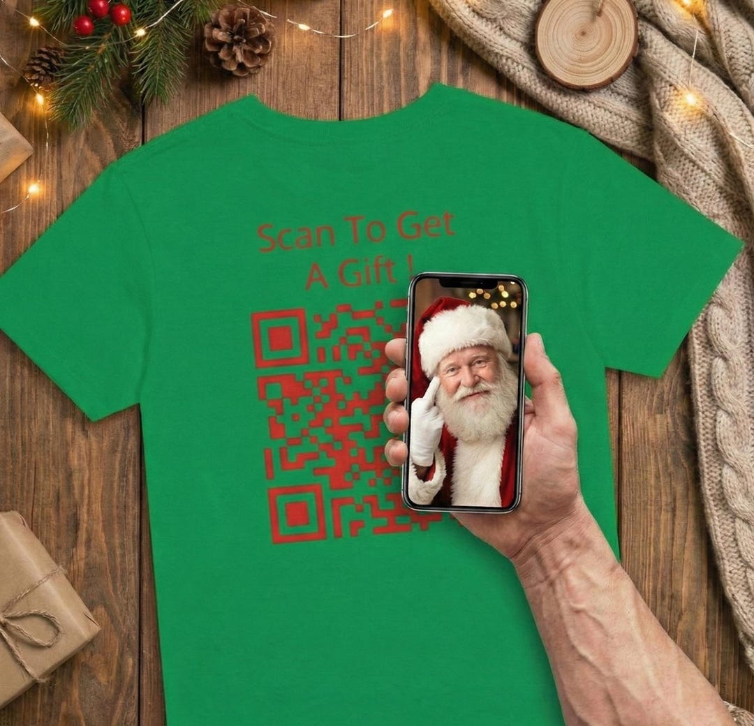Funny Santa Claus Middle Finger - Green T-shirt - Etsy