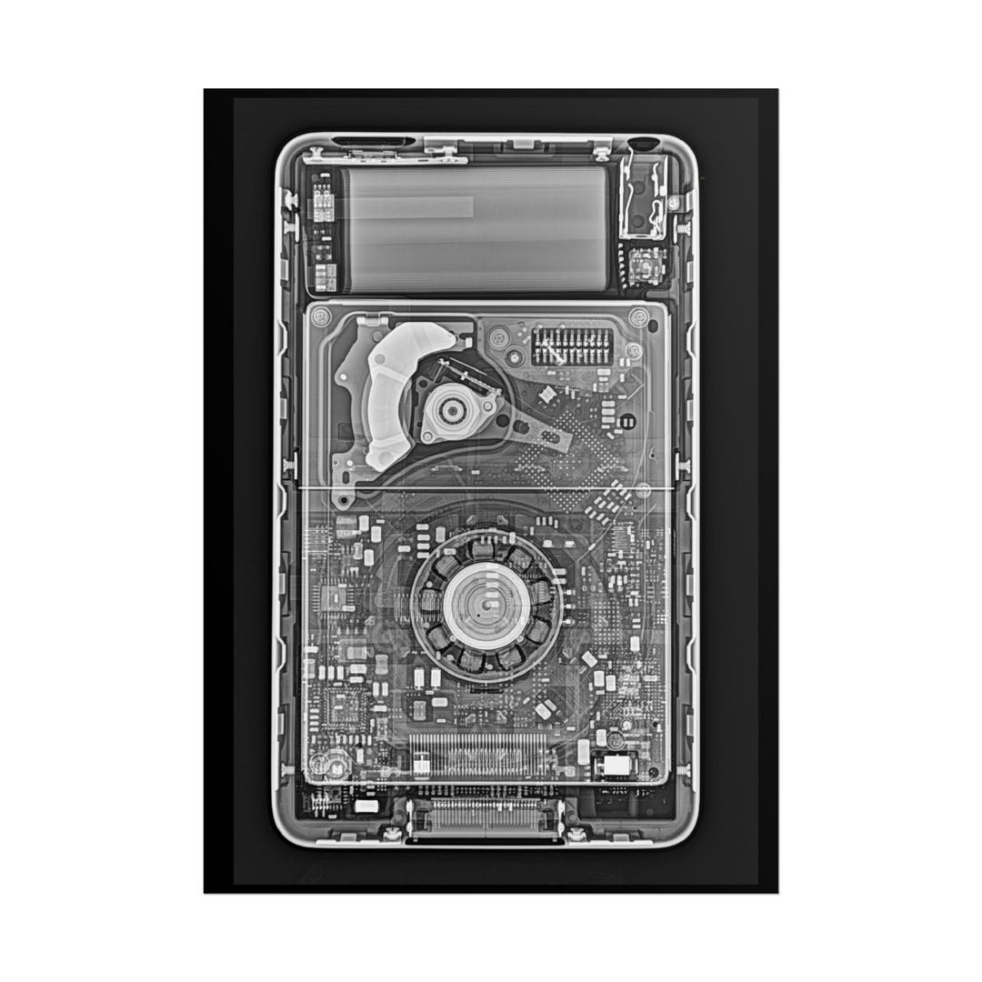 Ipod Classic Ct-scan Art Print Xrayaesthetics Original Ungesehenes ...