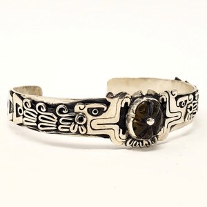 Quetzalcoatl Silver Bracelet - Etsy