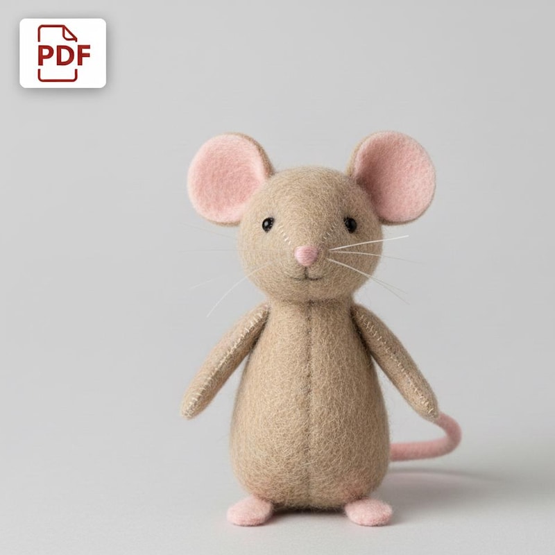 Felt Mice - Etsy