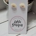 Tiny Dumpling Stud Earrings, Foodie Jewelry, Hypoallergenic Posts - Etsy