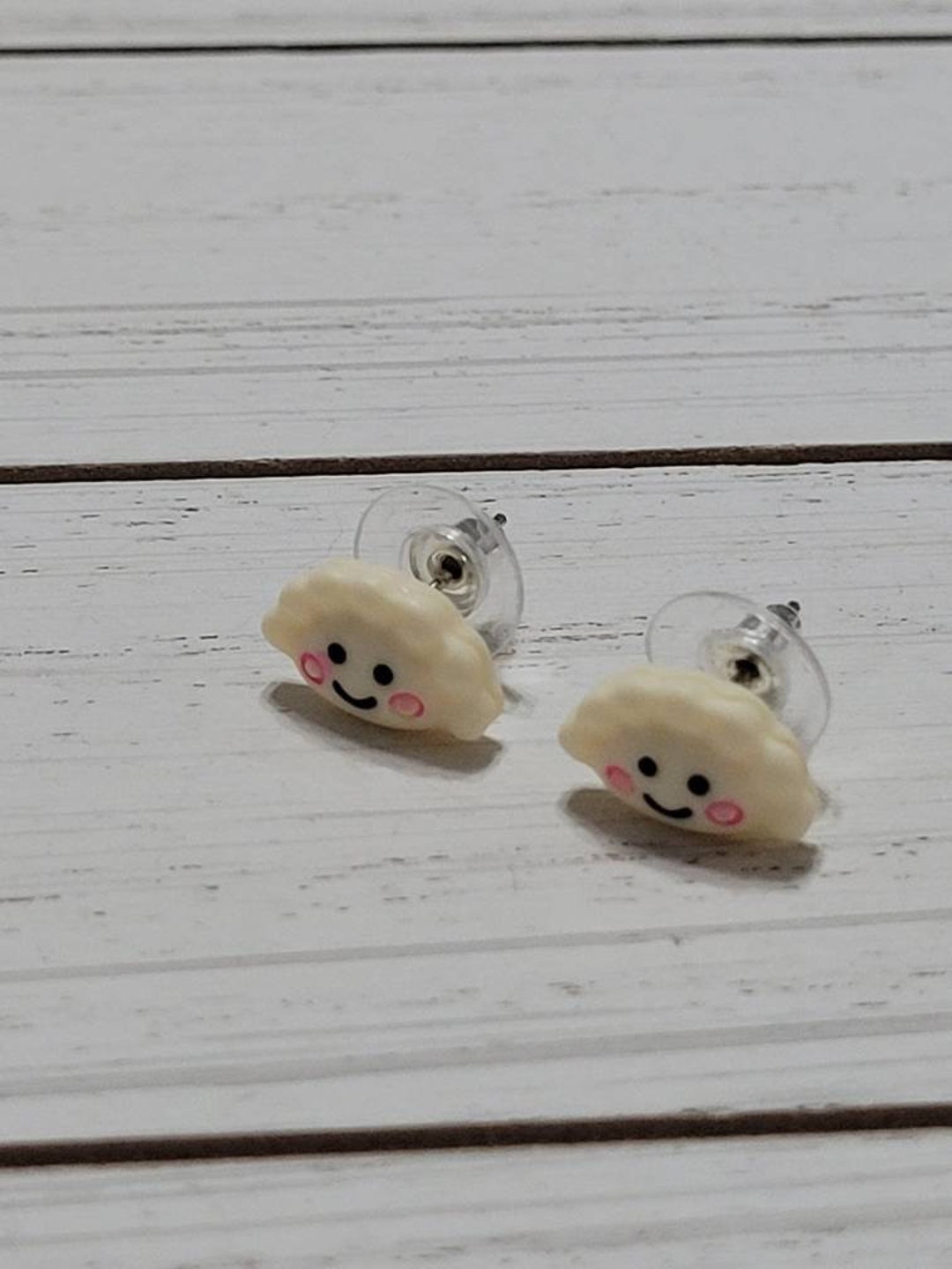 Tiny Dumpling Stud Earrings, Foodie Jewelry, Hypoallergenic Posts - Etsy