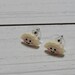 Tiny Dumpling Stud Earrings, Foodie Jewelry, Hypoallergenic Posts - Etsy