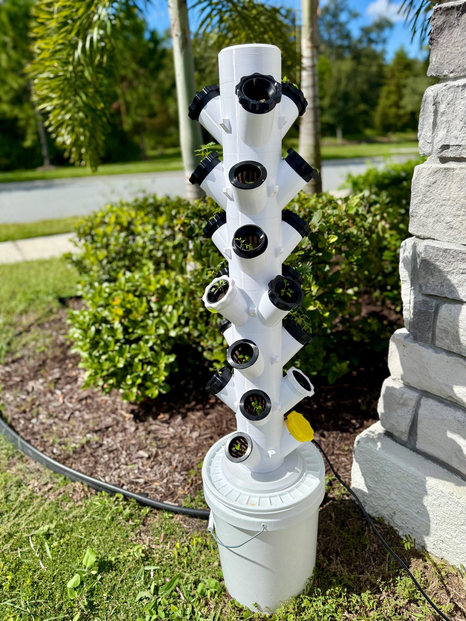 Hydroponic Tower Bundle, 24 Plant Cups, Garden Kit for Home Growers - Etsy
