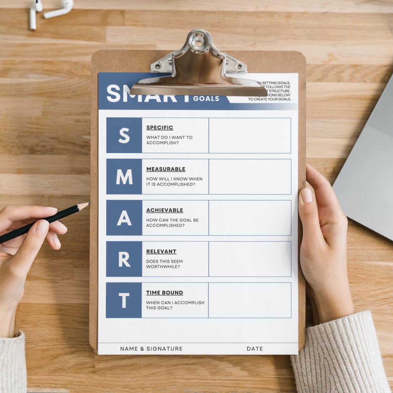 SMART Goals Poster | Coaching Worksheet, Goal Setting Office Art ...