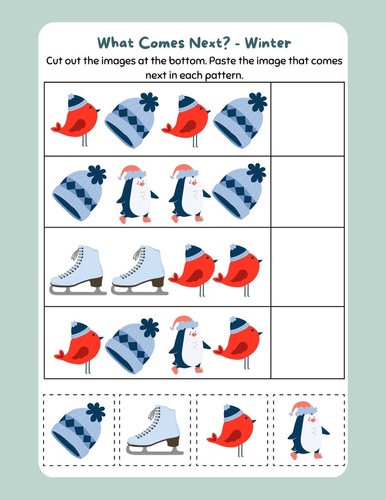 Winter Activity Book for Kids | Printable Games, Coloring Pages (PDF ...